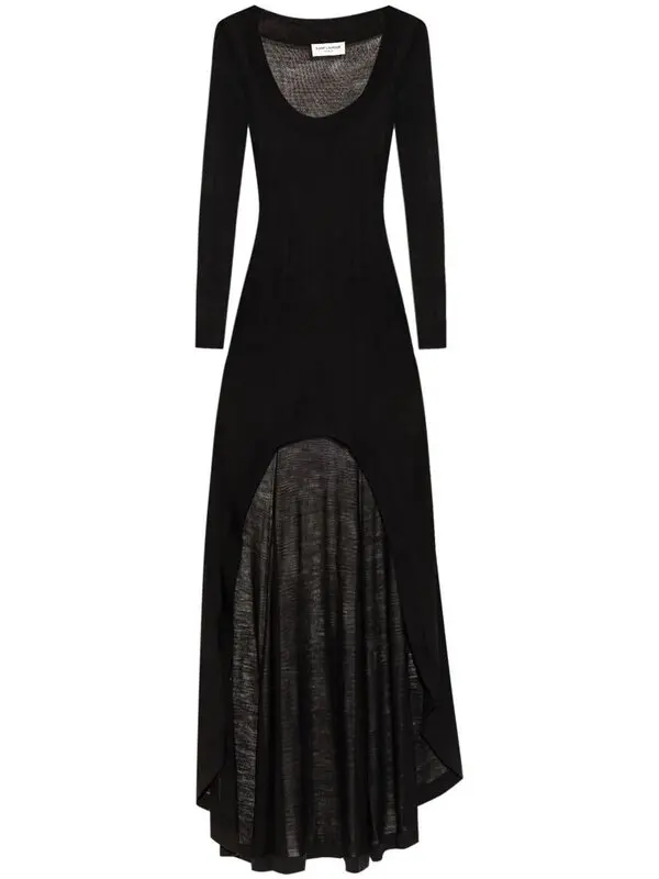 Saint Laurent Wool Long Dress