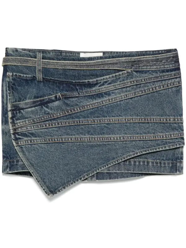 FENG CHEN WANG Multi Seam Mini Skirt