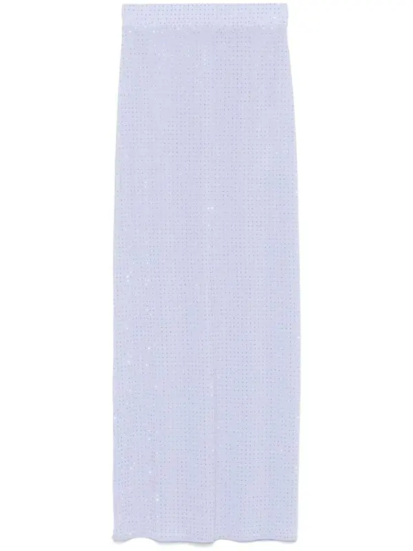 Alex Perry Crystal-embellished Jersey Midi Skirt