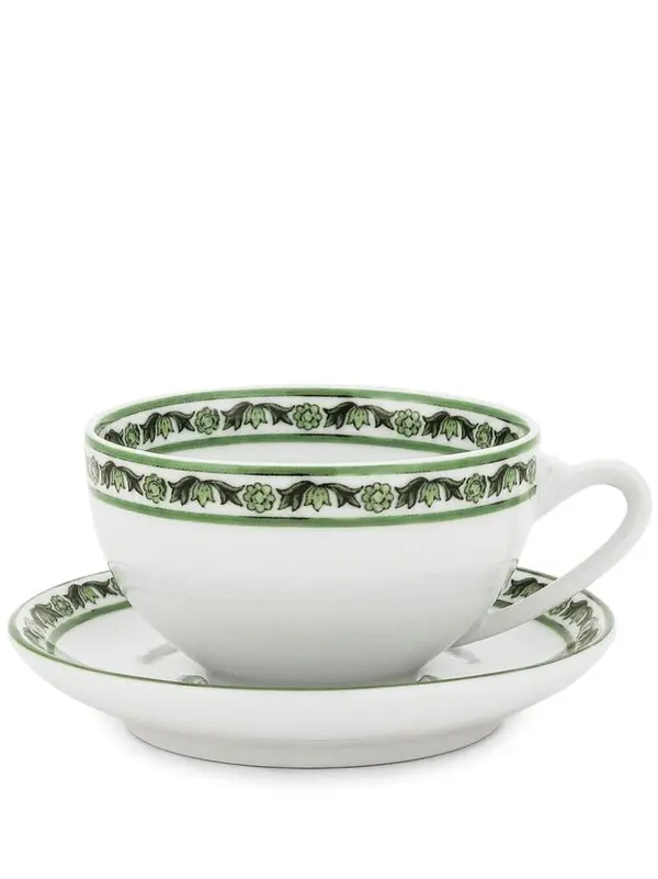 Dolce & Gabbana Maiolica-trim Teacups