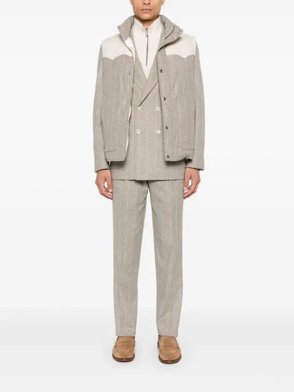 Brunello Cucinelli Pinstriped Gilet