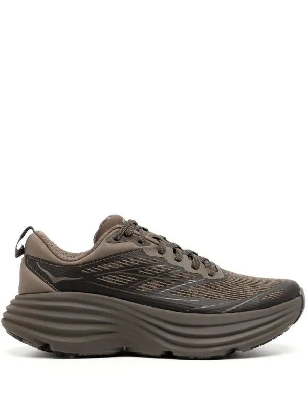 Hoka Bondi Ts Caged Sneakers - Brown