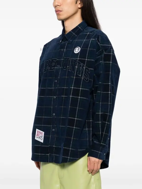 AAPE BY *A BATHING APE® Logo-patch Shirt
