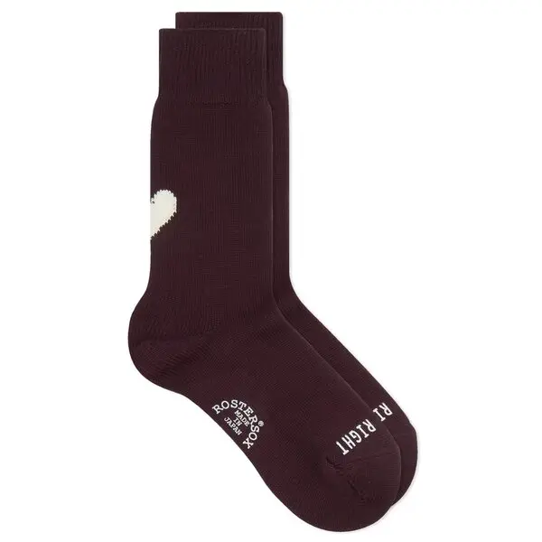 ROSTERSOX Heart X Socks - Wine