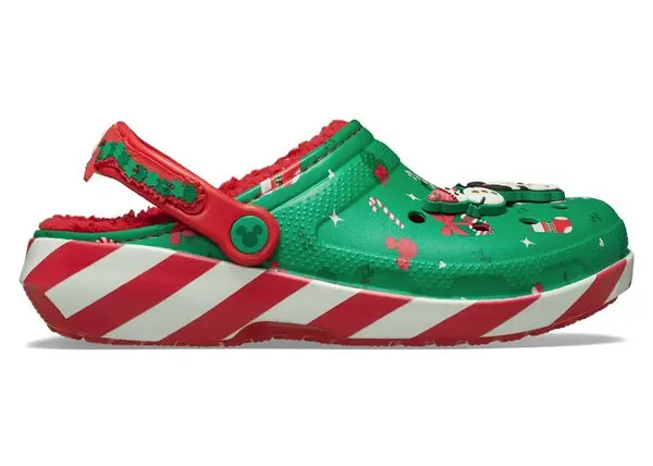CROCS Disney Mickey Mouse Holiday Classic Lined Clog - Multicolor