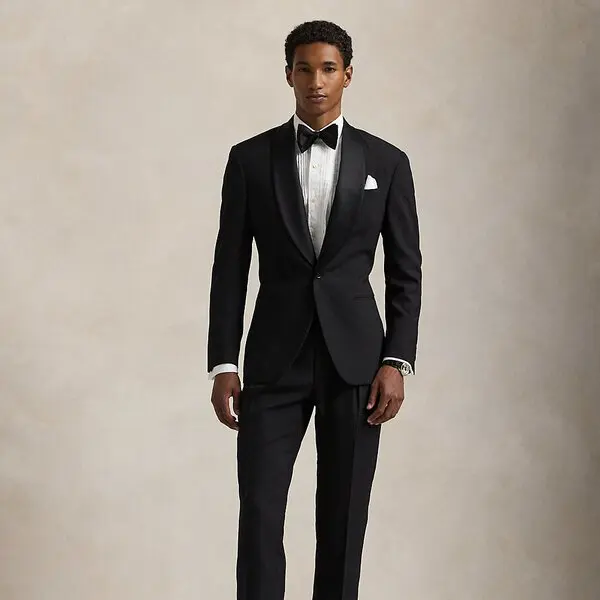 Ralph Lauren Polo Tailored Wool Barathea Shawl Tuxedo