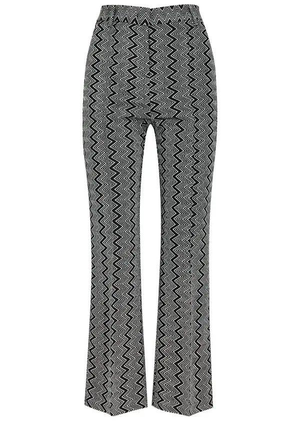 Missoni Zigzag Metallic-weave Trousers