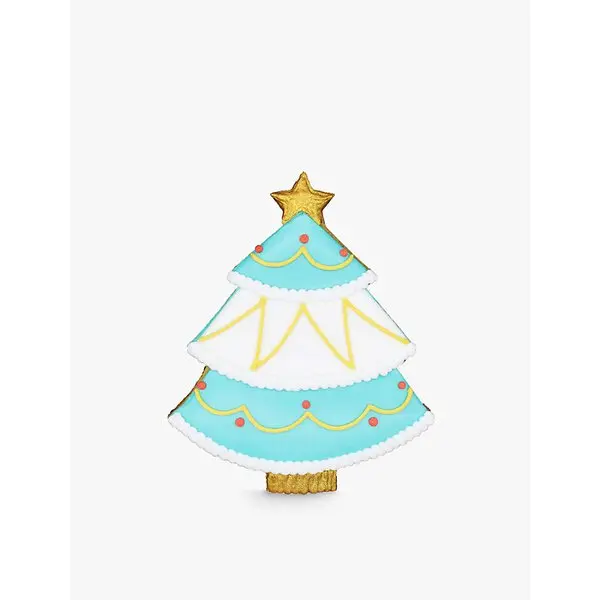BISCUITEERS Christmas Tree Gingerbread Iced Biscuit 20g