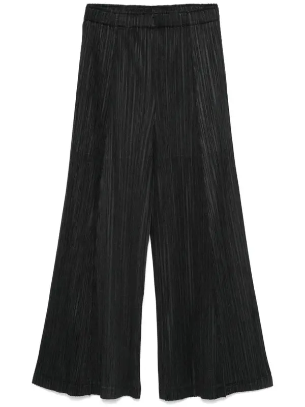 Issey Miyake Wide-leg Cropped Trousers