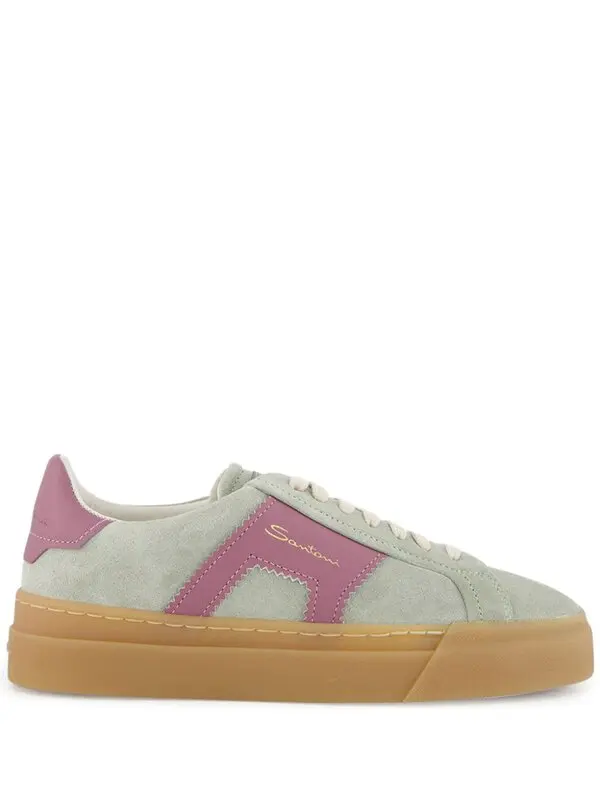 Santoni Double Buckle Sneakers
