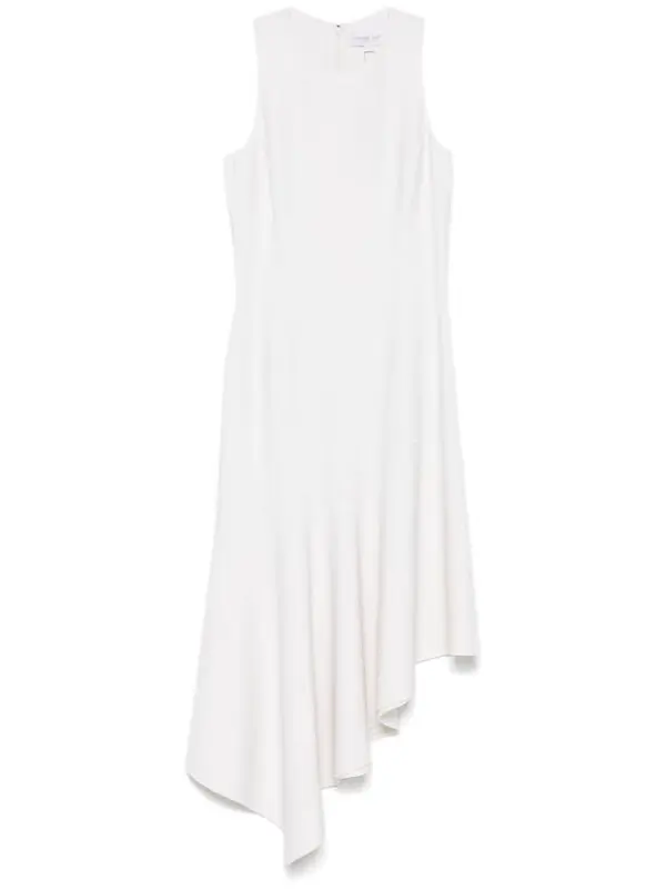 Michael Kors Asymmetric Midi Dress - Neutrals