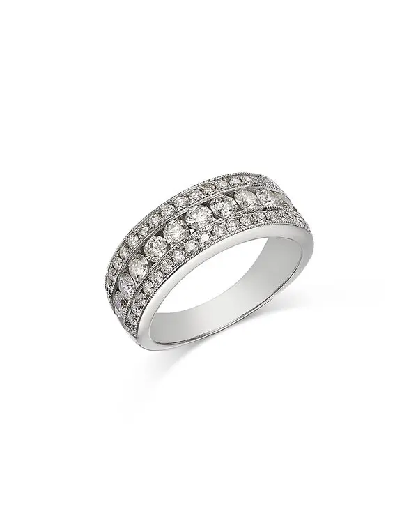 Bloomingdale'S Diamond Triple Row Ring 1.33 Tcw