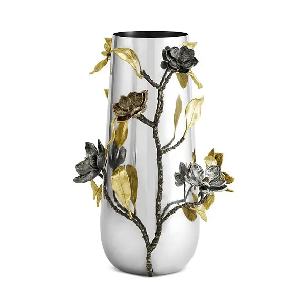 Michael Aram Vintage Bloom Centerpiece Vase - Silver