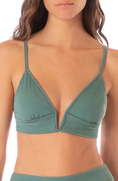MAAJI Eucalyptus Parade Reversible Triangle Bikini Top
