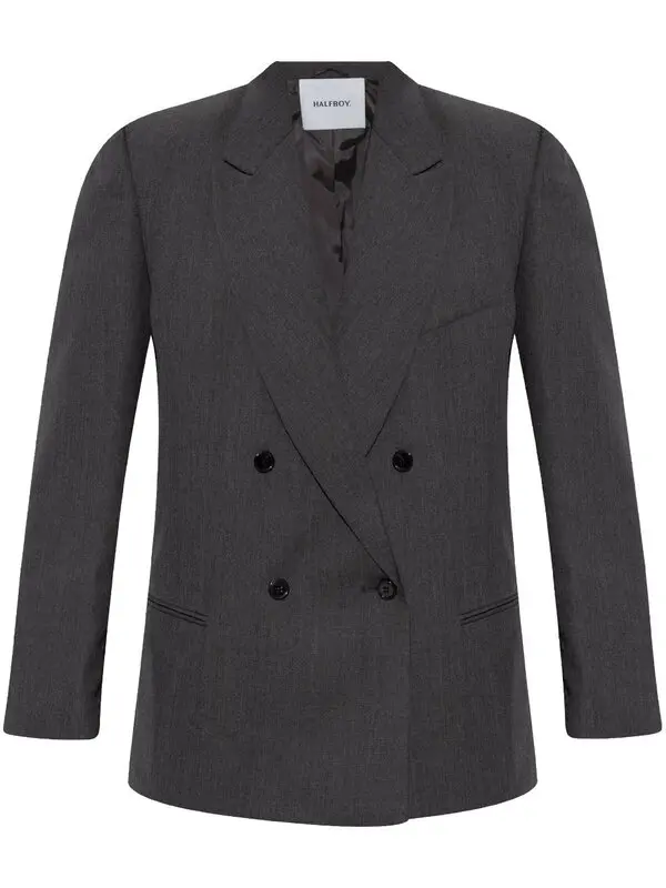 HALFBOY Virgin Wool Double-breasted Blazer