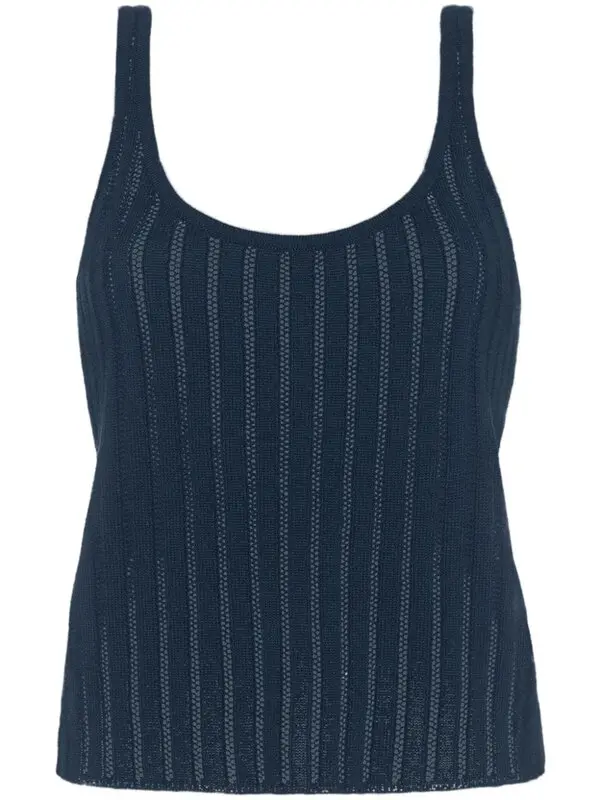 ERES Knitted Palace Top - Blue