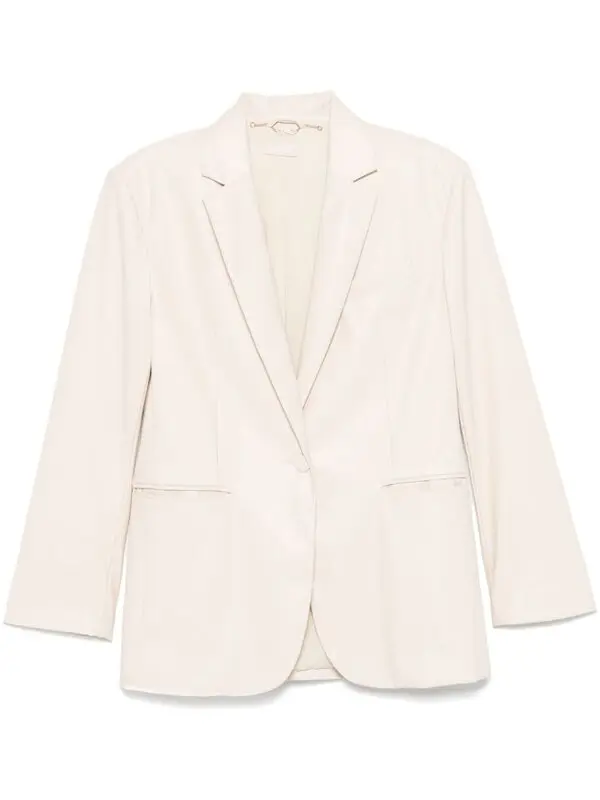 Liu Jo Faux-leather Blazer