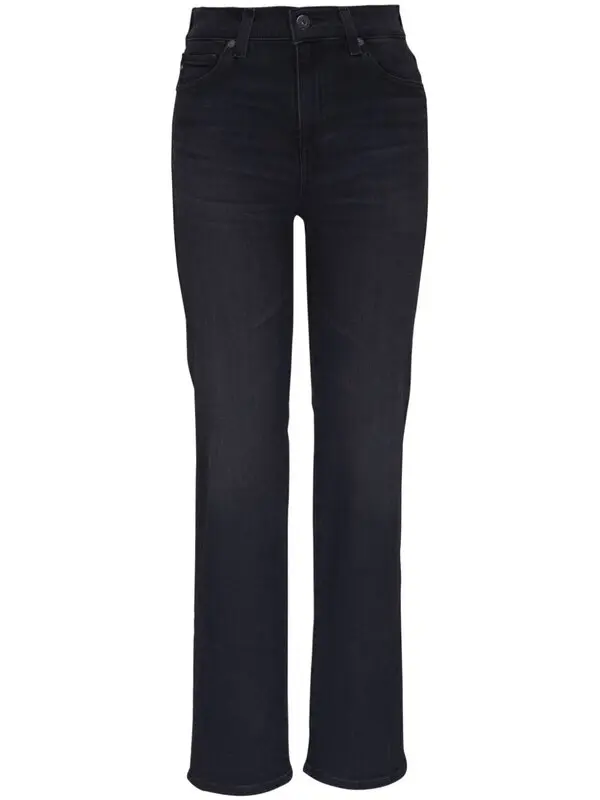 Ag Logo-patch Straight Jeans
