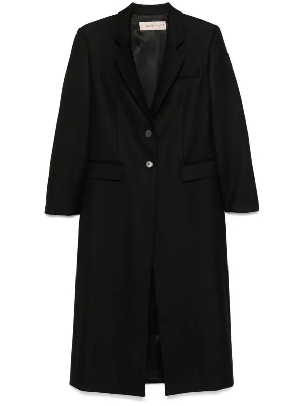 BLANCA VITA Herringbone-pattern Coat