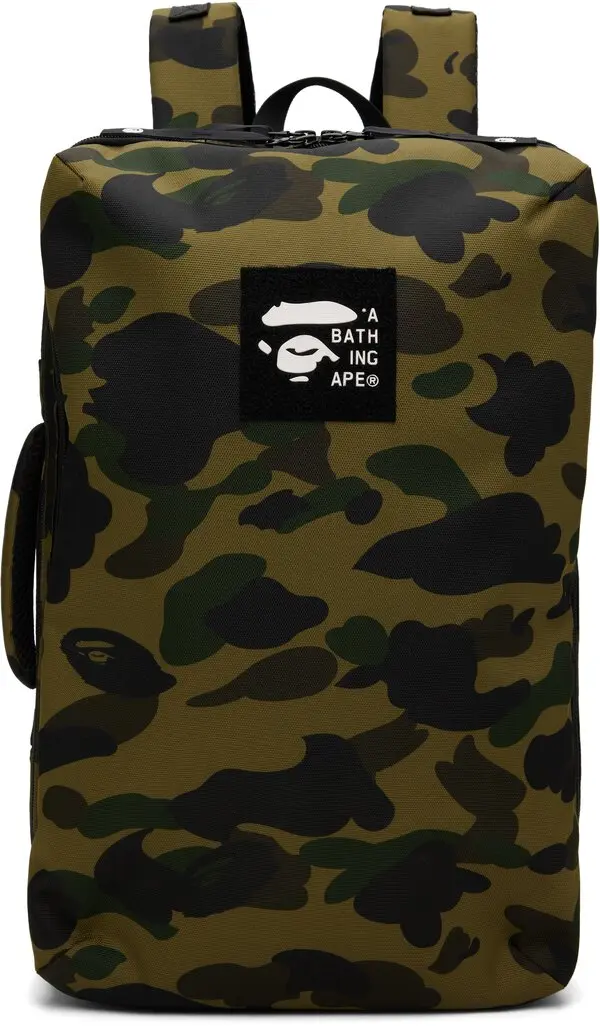 Bape Khaki 1st Camo Cordura 2way Daypack Backpack 28376862