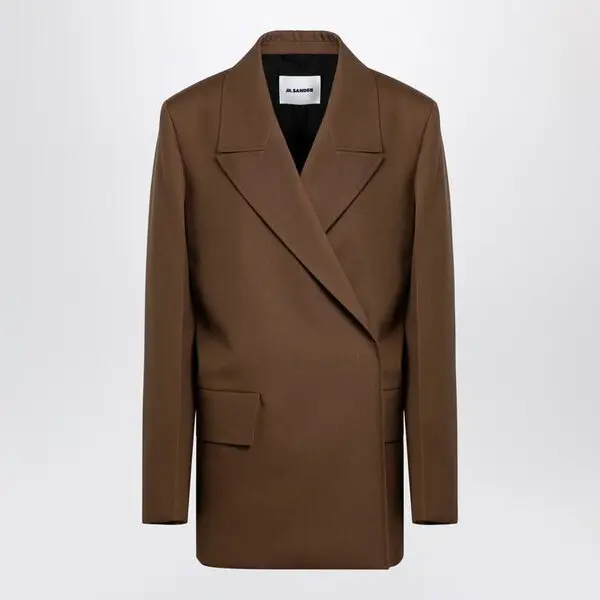 JIL SANDER Wool Double-breasted Jacket