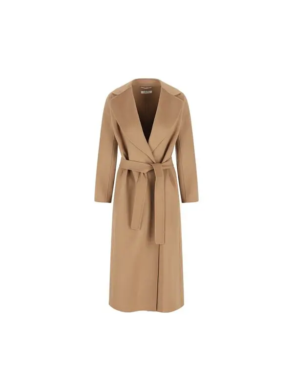 Max Mara Long Robe Coat - Brown