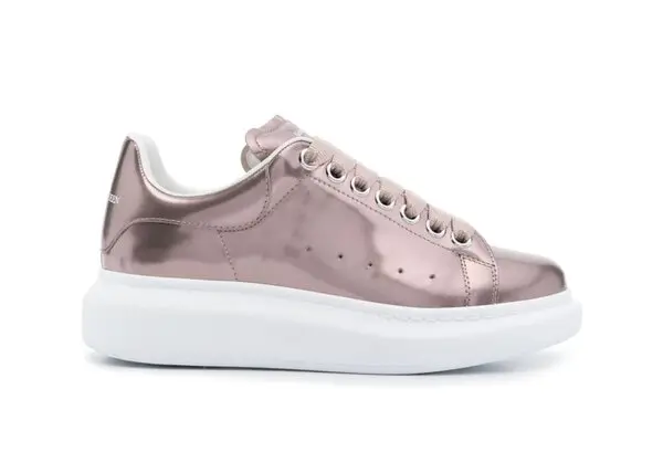 Alexander McQueen Oversized Metallic Sneakers