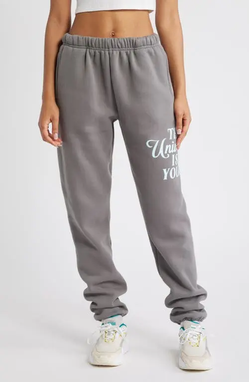 THE MAYFAIR GROUP Graphic Fleece Joggers