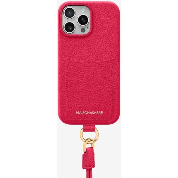 MAISON DE SABRE Sling Phone Case - Shibuya Fuchsia