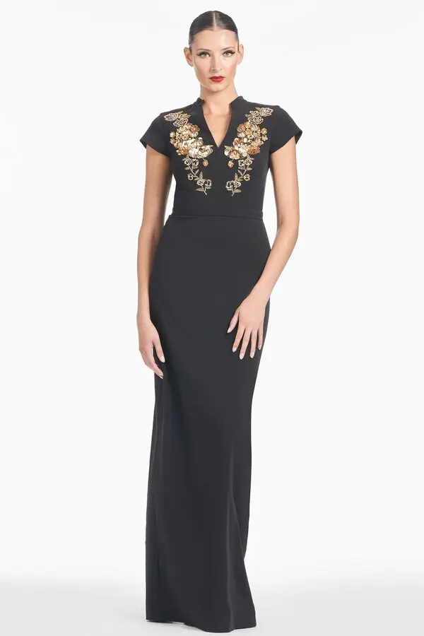Sachin & Babi Hudson Embellished Gown