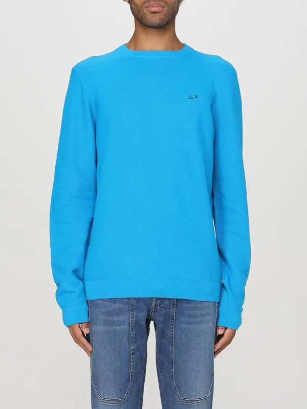 SUN 68 Sweater - Turquoise