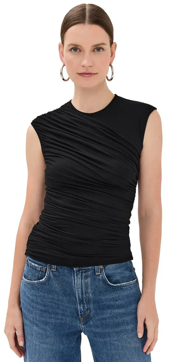 AGOLDE Ester Twist Tank - Black