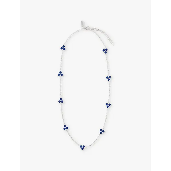 COMMONLINES Sterling- Sapphire Link Necklace