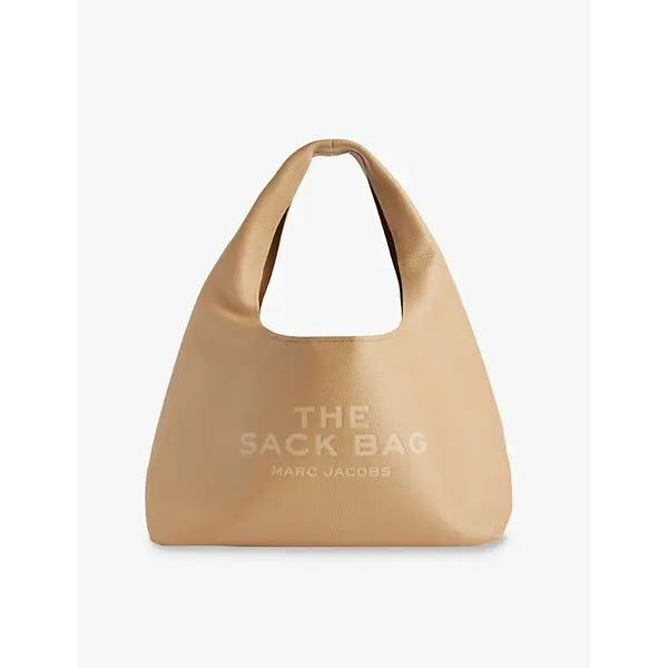 Marc Jacobs The Sack Leather Shoulder Bag - Camel