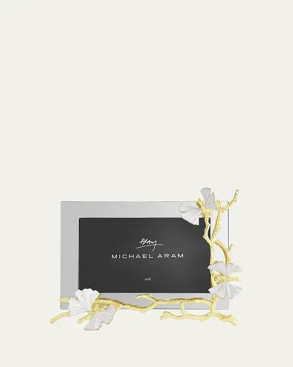 Michael Aram Butterfly Ginkgo Frame, 4" X 6