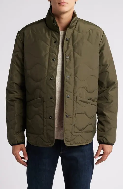 SCHOTT Wrinkle Resistant Down Military Jacket - Olive
