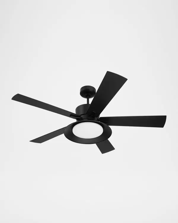 ELLINGTON Topper 52" Wi-fi Ceiling Fan With Led Light Kit - Flat Black