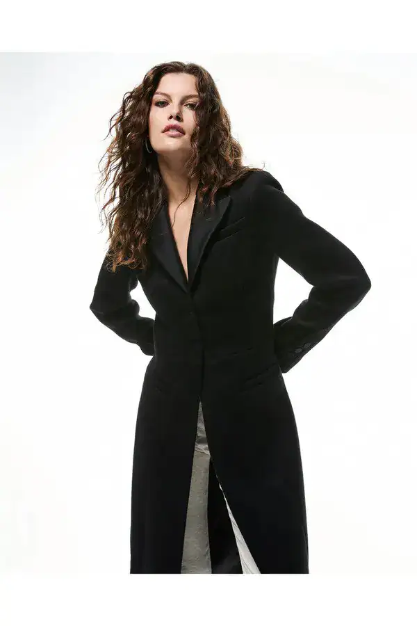 Paige 20th Anniversary Capsule Queens Coat - Black | Editorialist