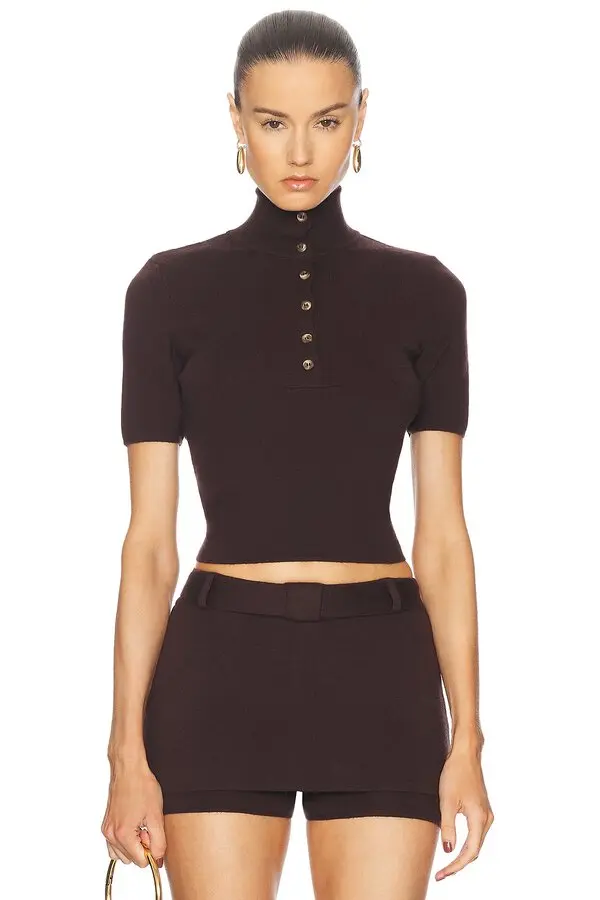 SIEDRES Nidas Top - Brown