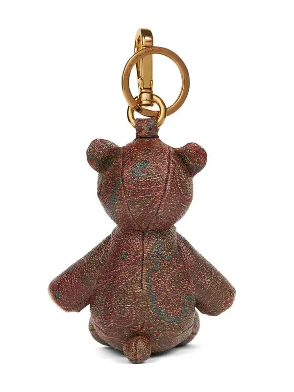 Etro Bear Charm Keychain