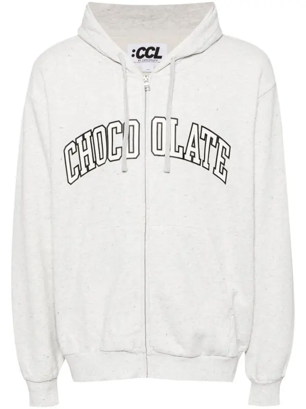 CHOCOOLATE Logo-printed Hooded Jacket