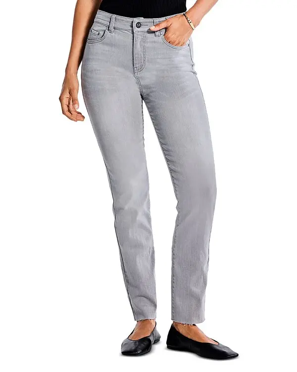 NIC+ZOE Mid Rise Straight Ankle Jeans