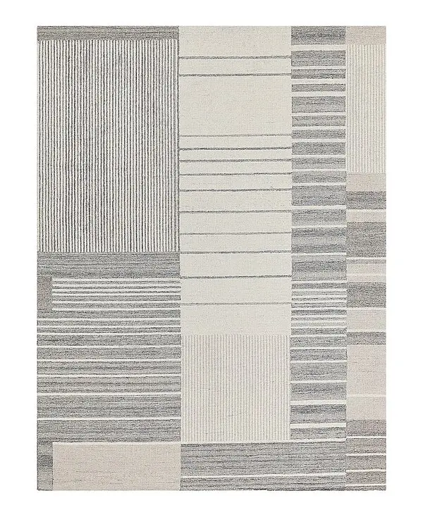 EXQUISITE RUGS Castine 6875 Area Rug, 5' X 8 - Silver/ivory
