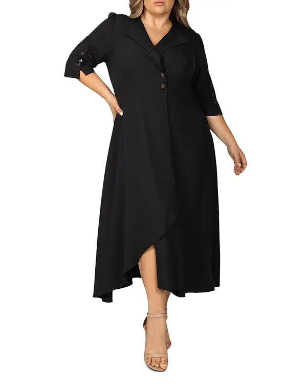 STANDARDS & PRACTICES Slit-sleeve Maxi Dress