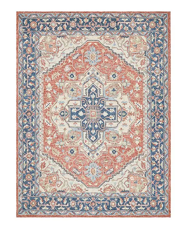 EXQUISITE RUGS Richmond Serapi 6799 Area Rug, 6' X 9 - Red/ Blue