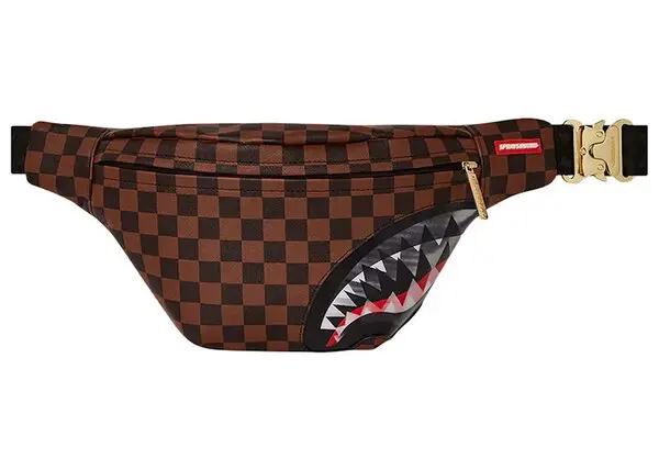 SPRAYGROUND Sip Lenticular Chomp Savvy Crossbody - Brown