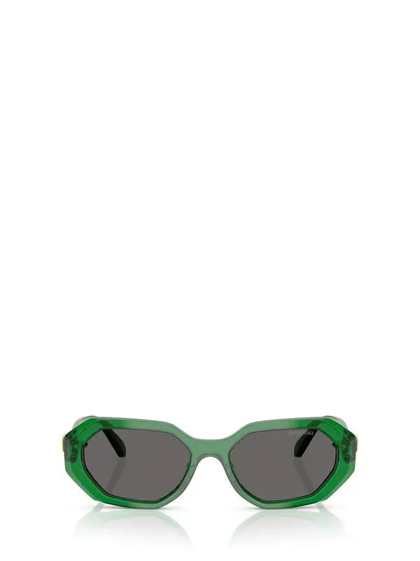 SWAROVSKI Oval Sunglasses - Transparent Green