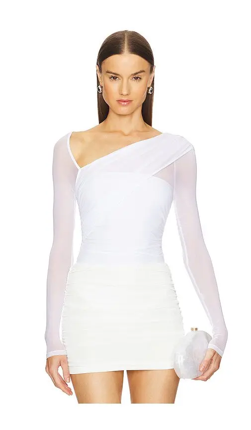 MICHAEL COSTELLO X Mamie Bodysuit - White