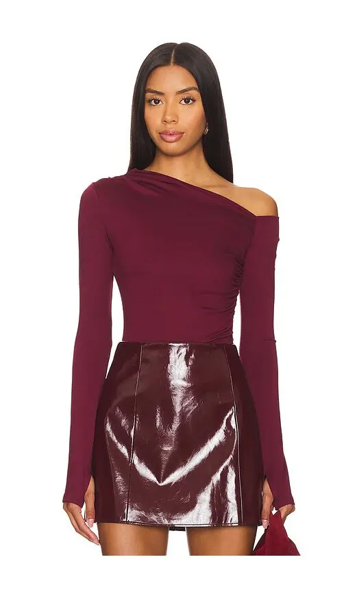 NIA Cleo Top - Oxblood