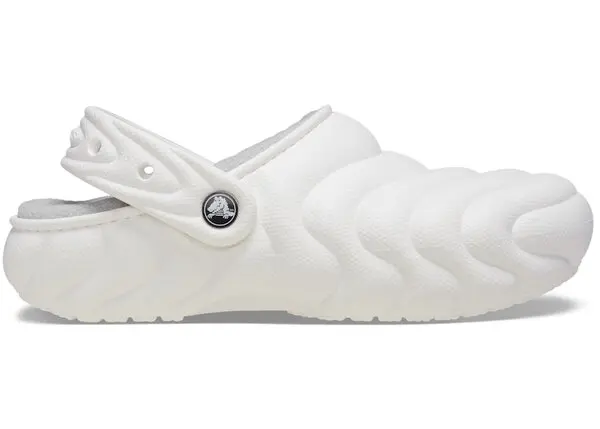 CROCS Classic Overpuff Lined Clog - White